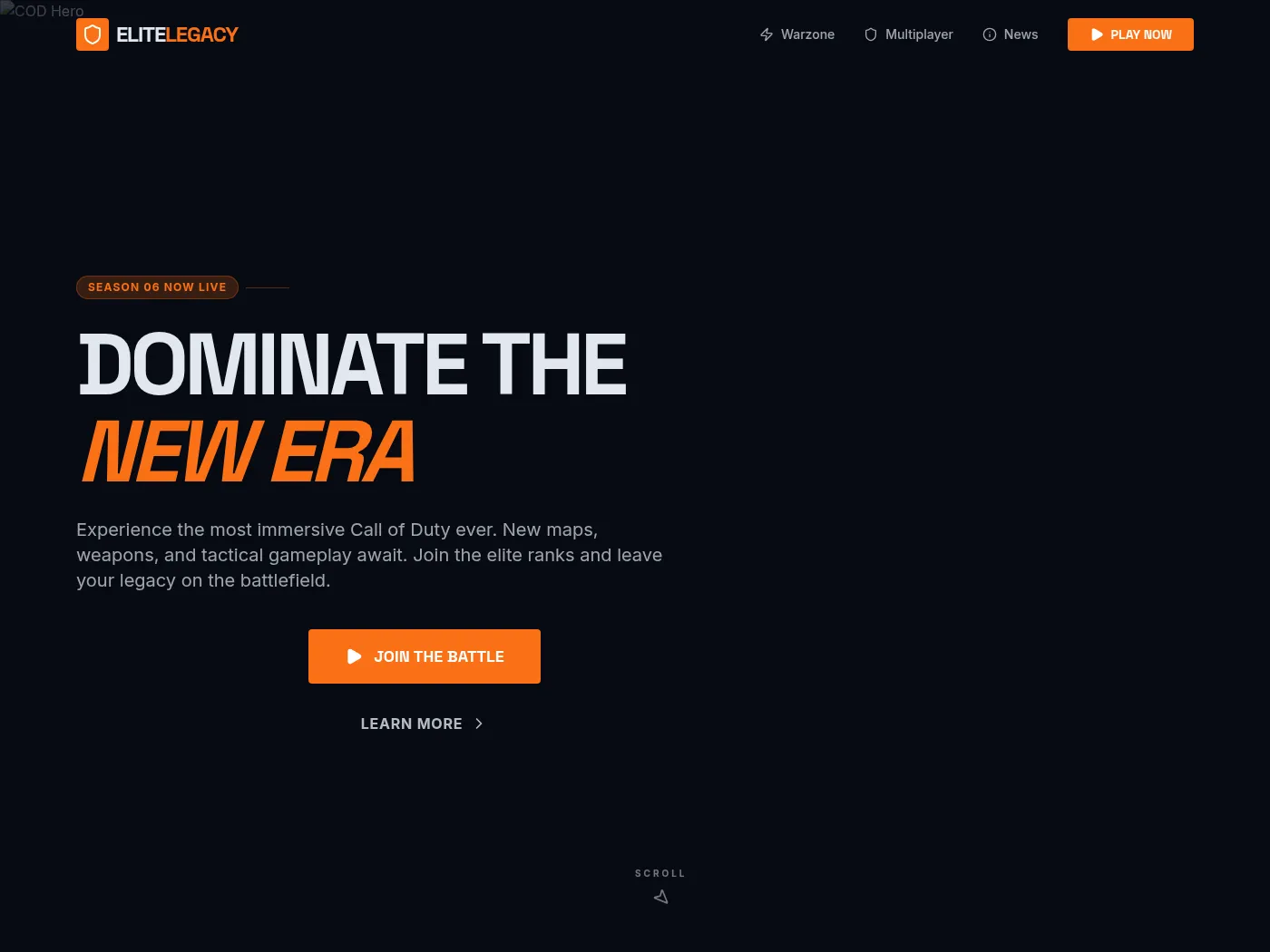 Better COD Website
