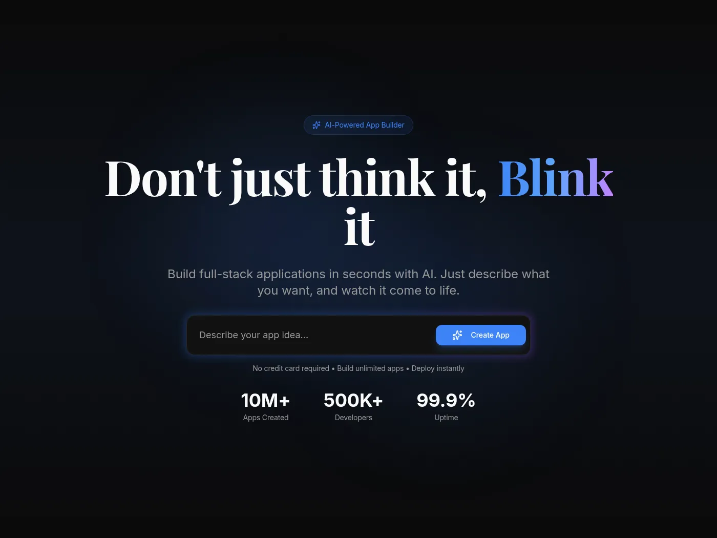Blink.new Clone Web App
