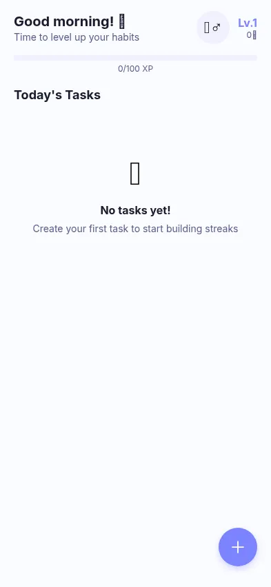 Blink Pixel-Timer: A Gamified Task App for Consistency and Habit Streaks