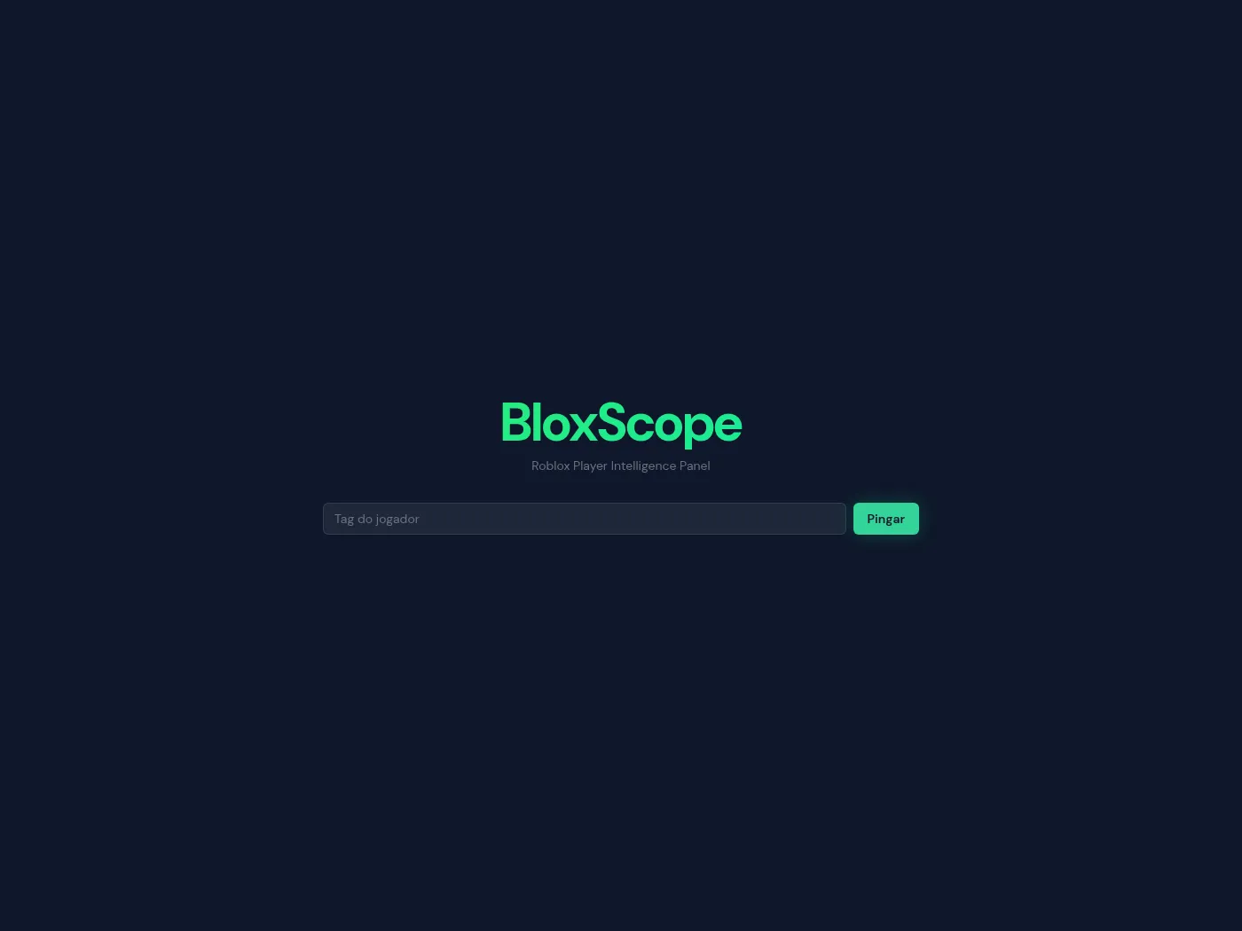 BloxScope: Roblox Player Intelligence Panel