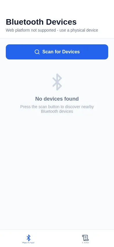 Bluetooth Device Logger for Android