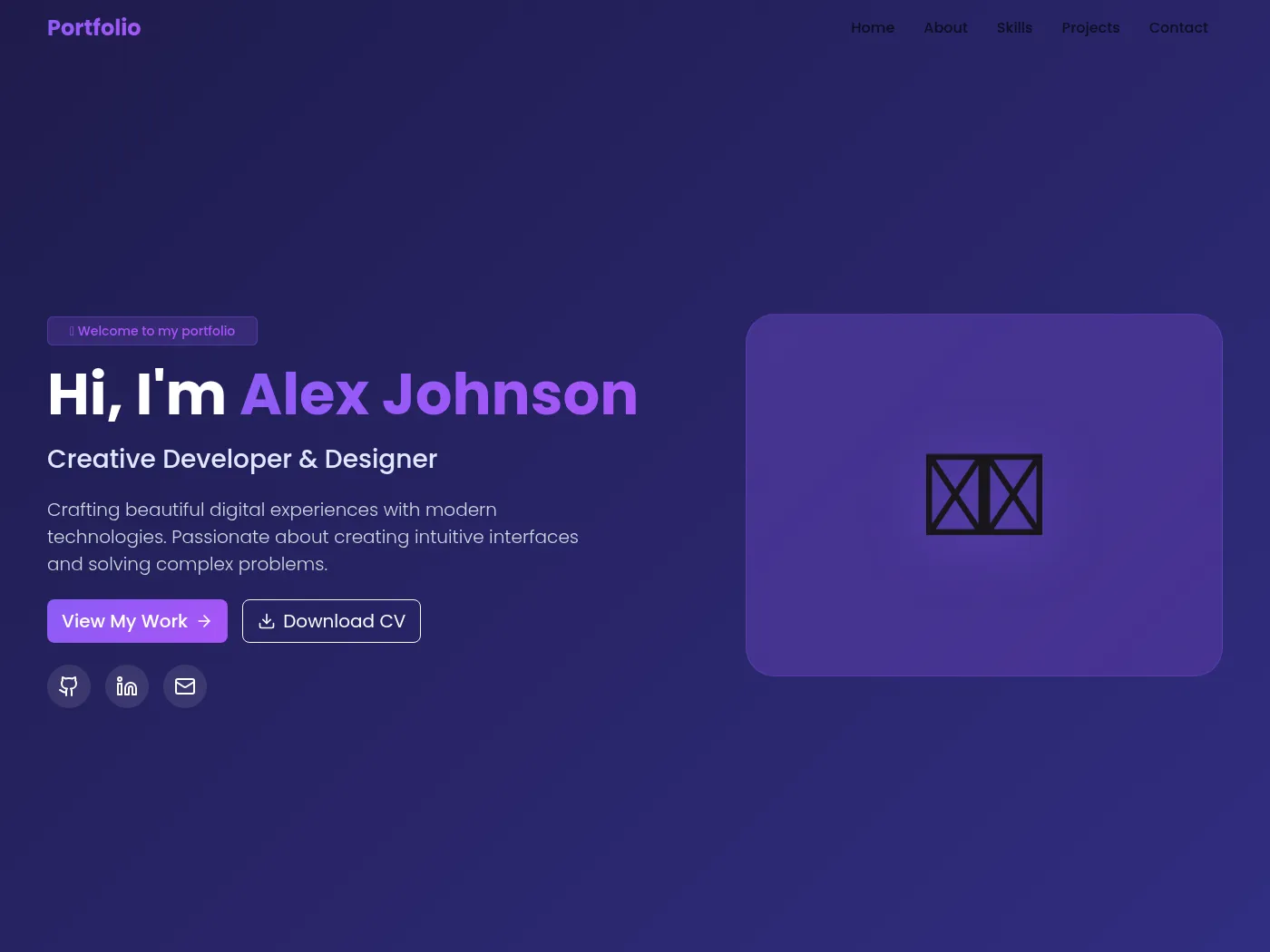 Bootstrap-Powered Personal Portfolio