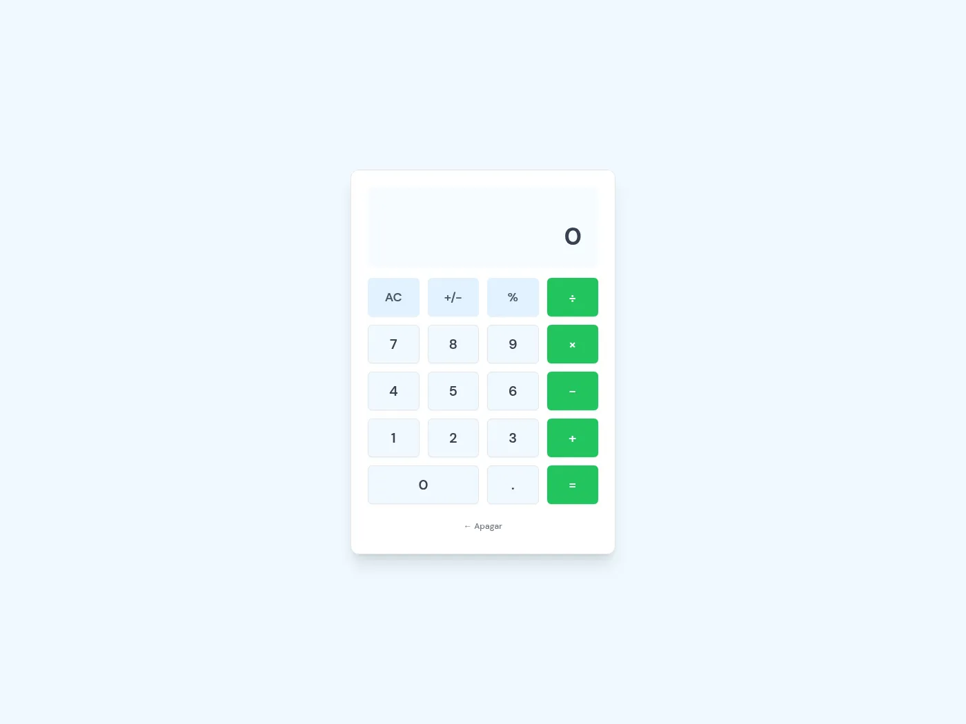 Calculadora Simples com HTML e JavaScript