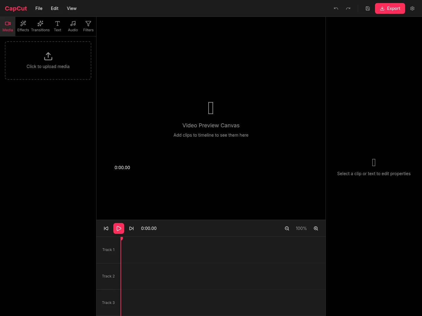 CapCut Editing App Clone