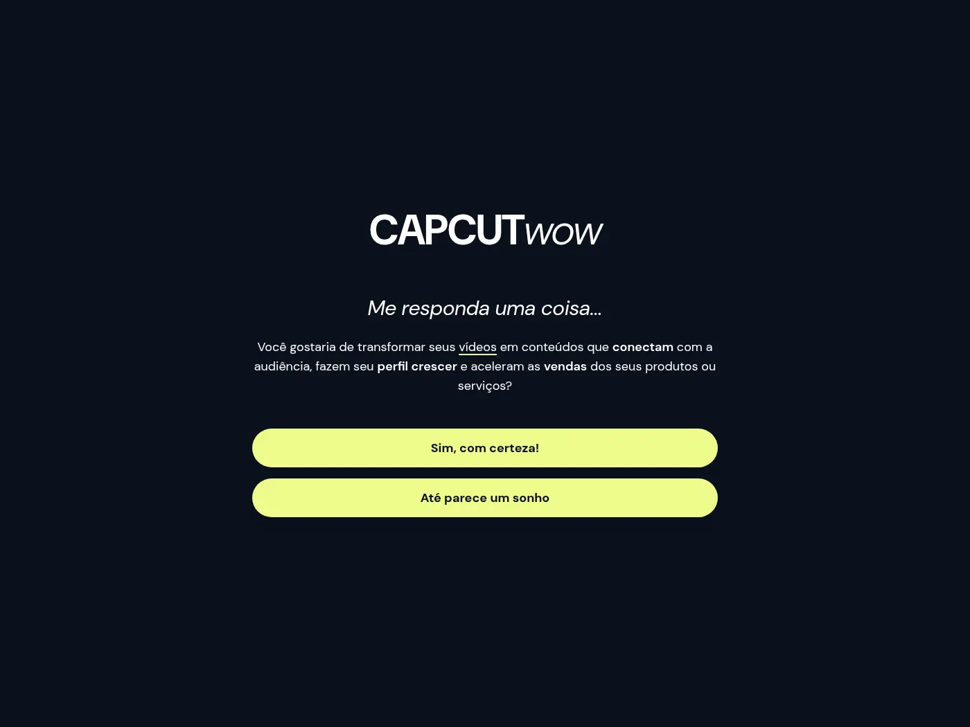CapCutWow Web Clone