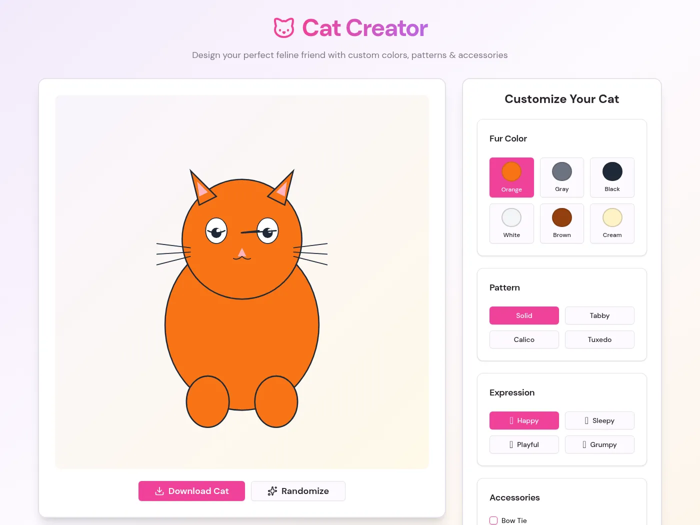 Cat Creator App