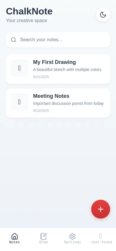 ChalkNote: Visually Stunning Note & Drawing Board App