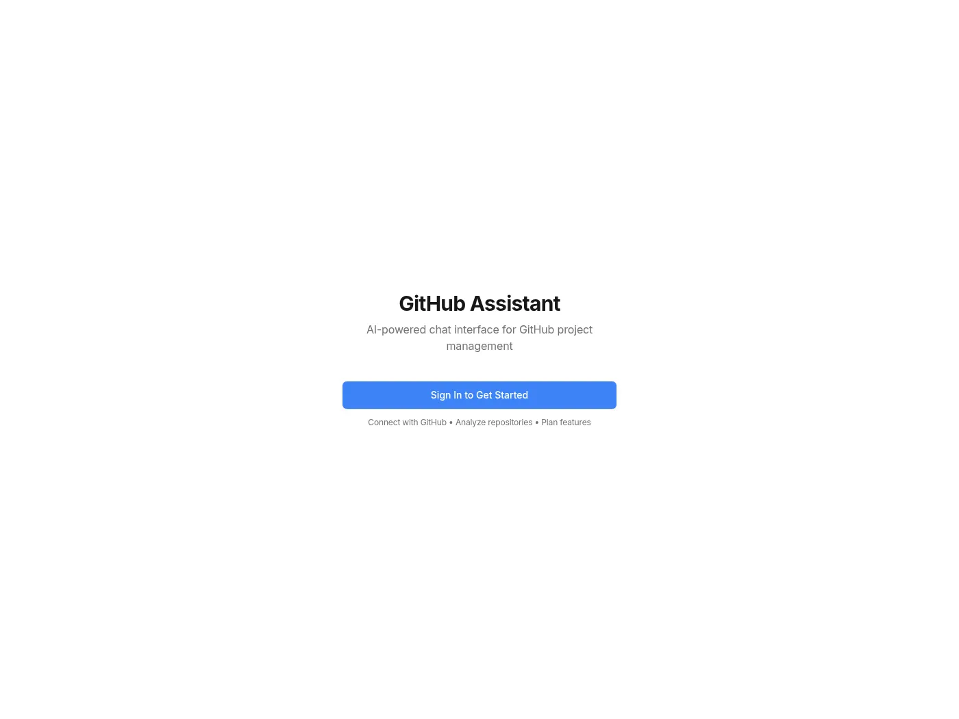 Chat-Driven SaaS Platform for AI-Powered GitHub Project Management