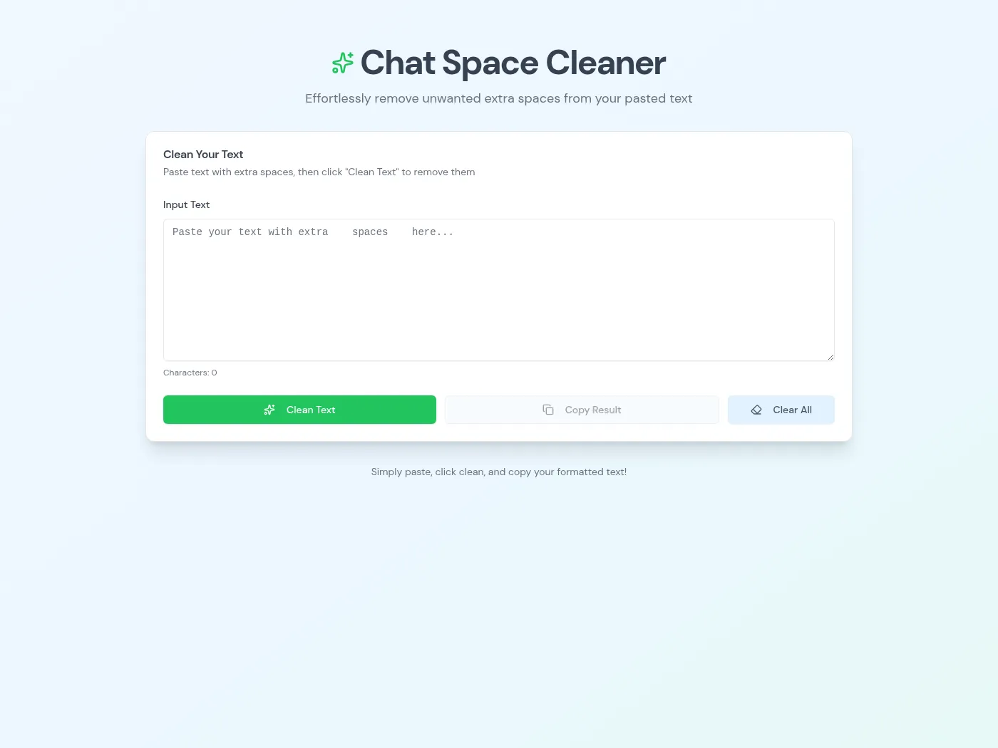 Chat Space Cleaner