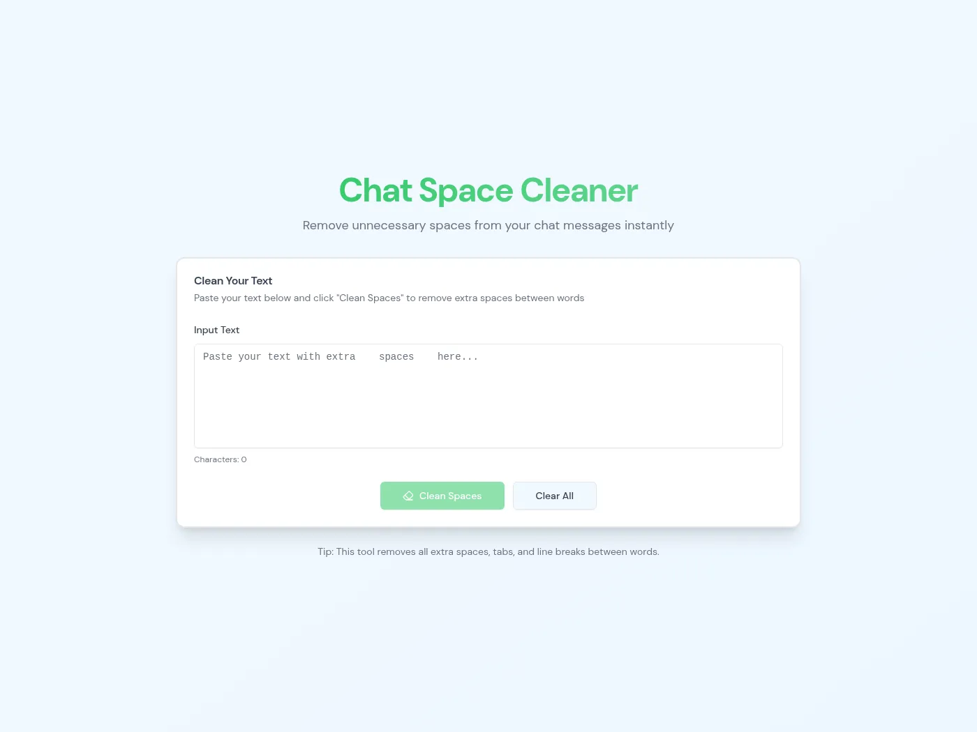 Chat Space Cleaner