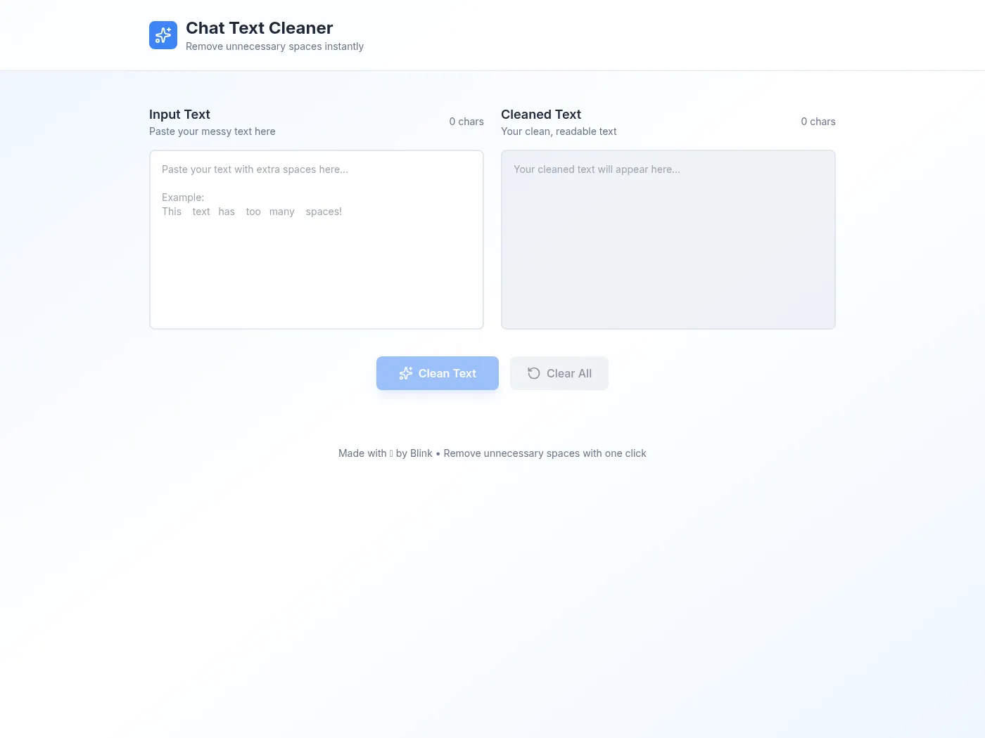 Chat Text Cleaner