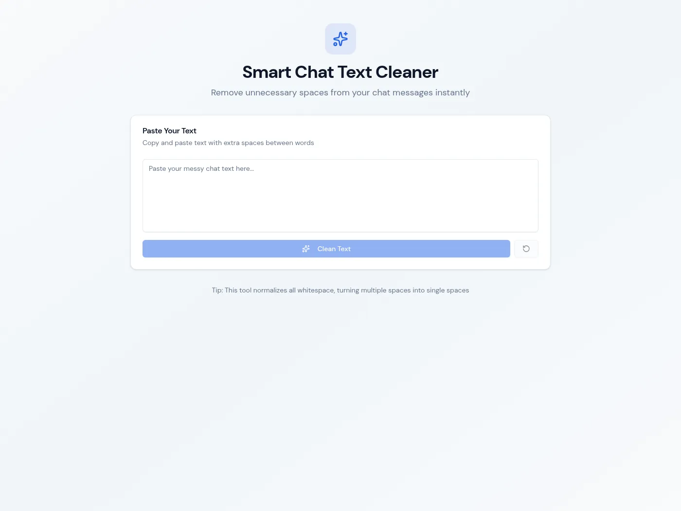 Smart Chat Text Cleaner