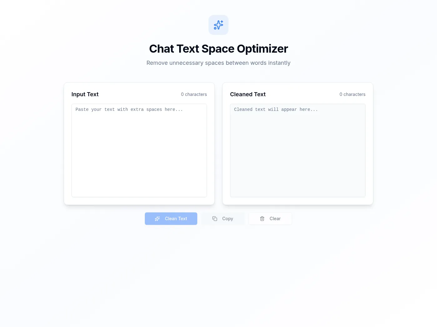 Chat Text Space Optimizer