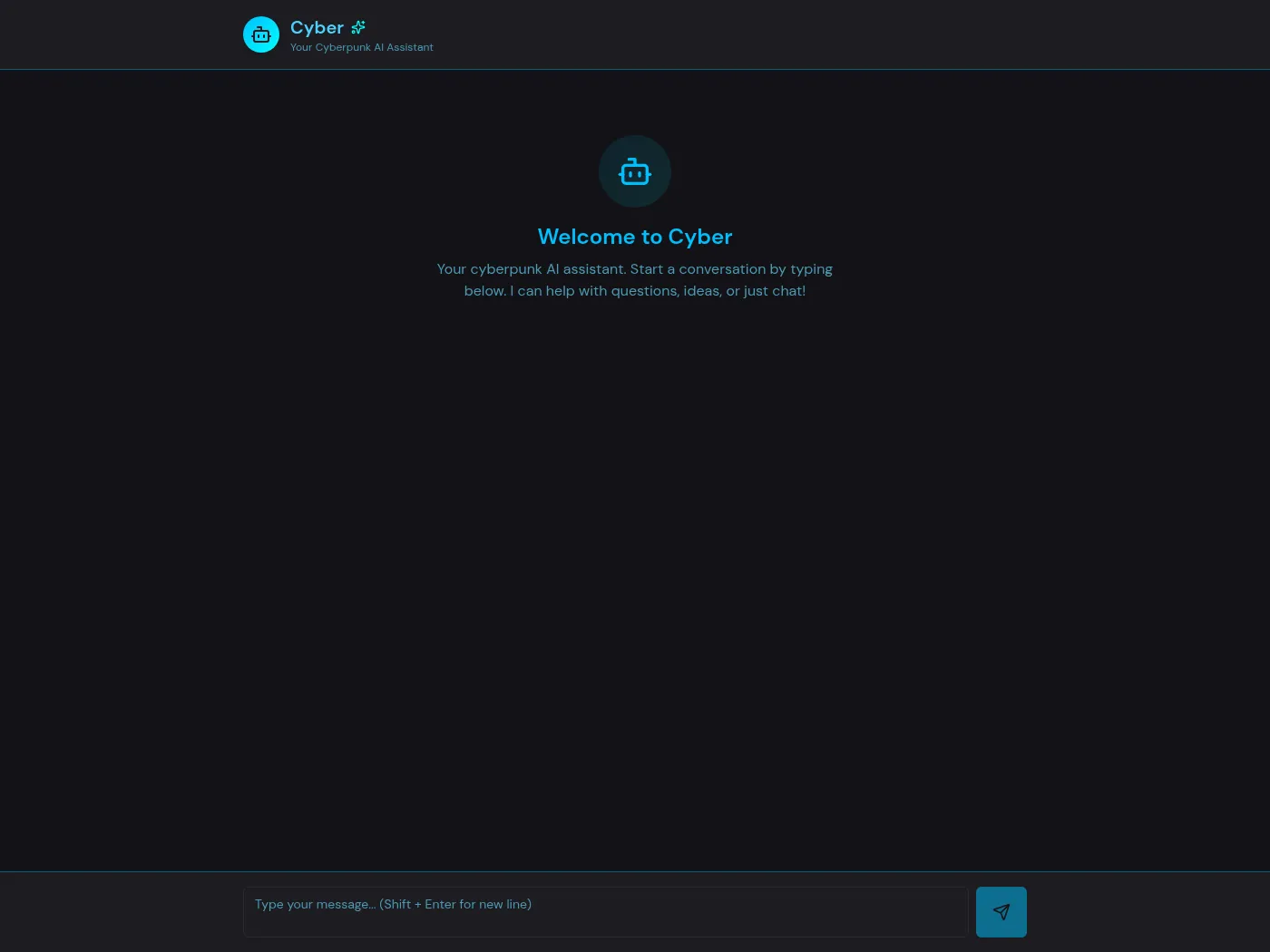 Conversational AI Chatbot Website