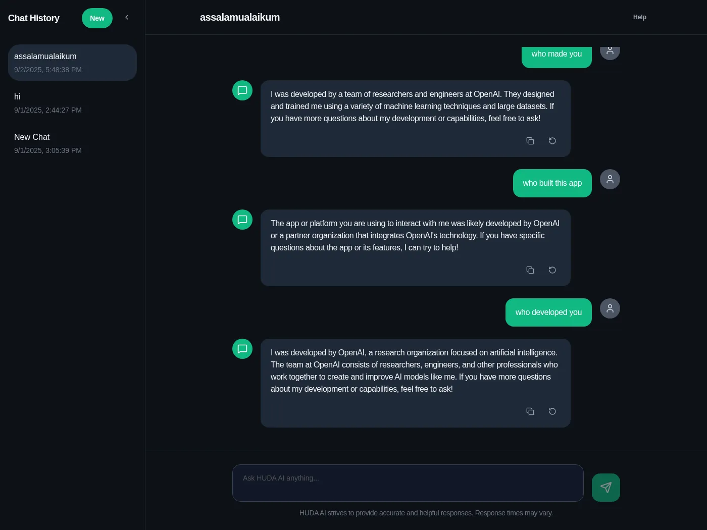 ChatGPT Web Chat Clone