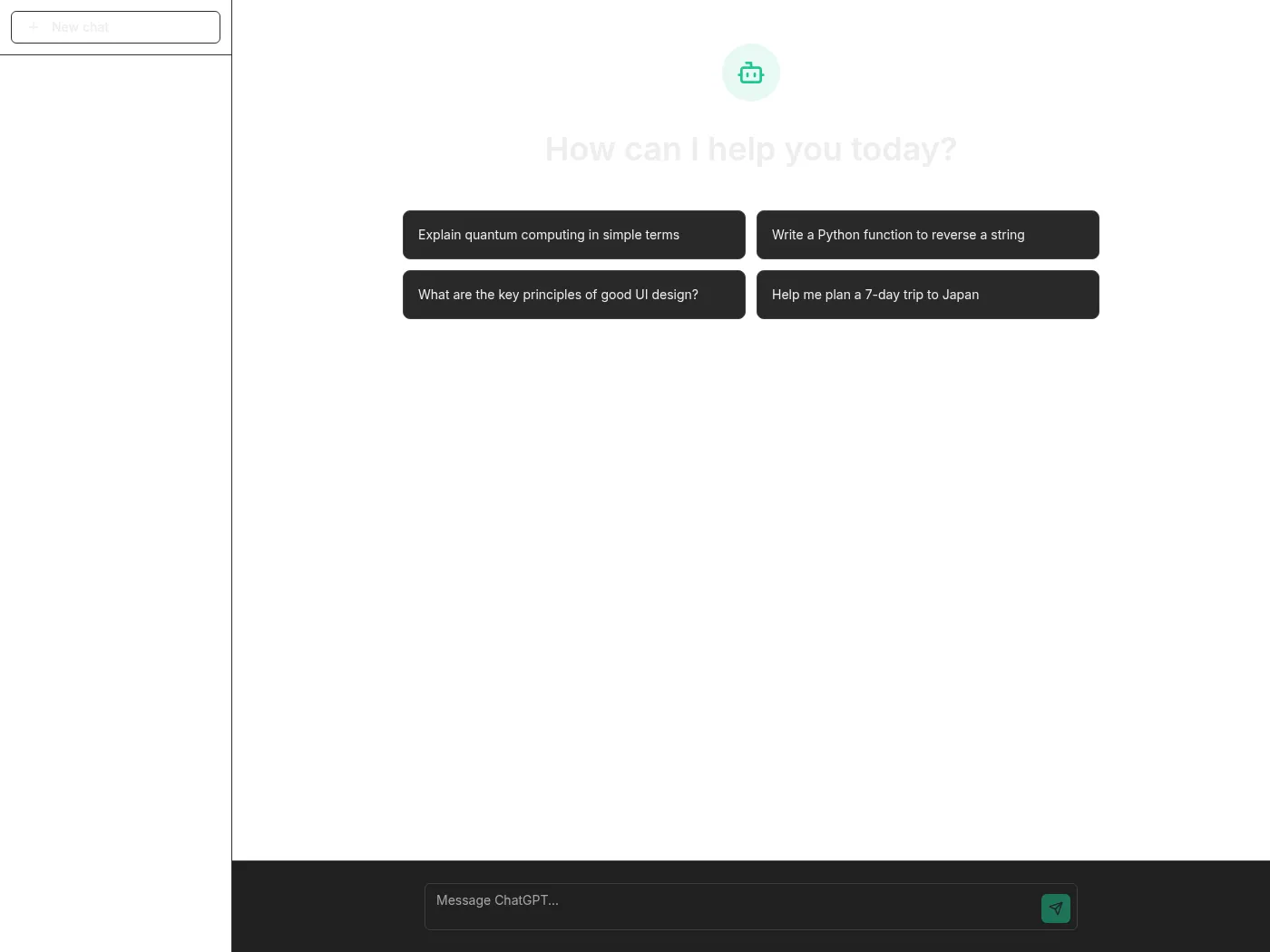 ChatGPT.com Web Clone