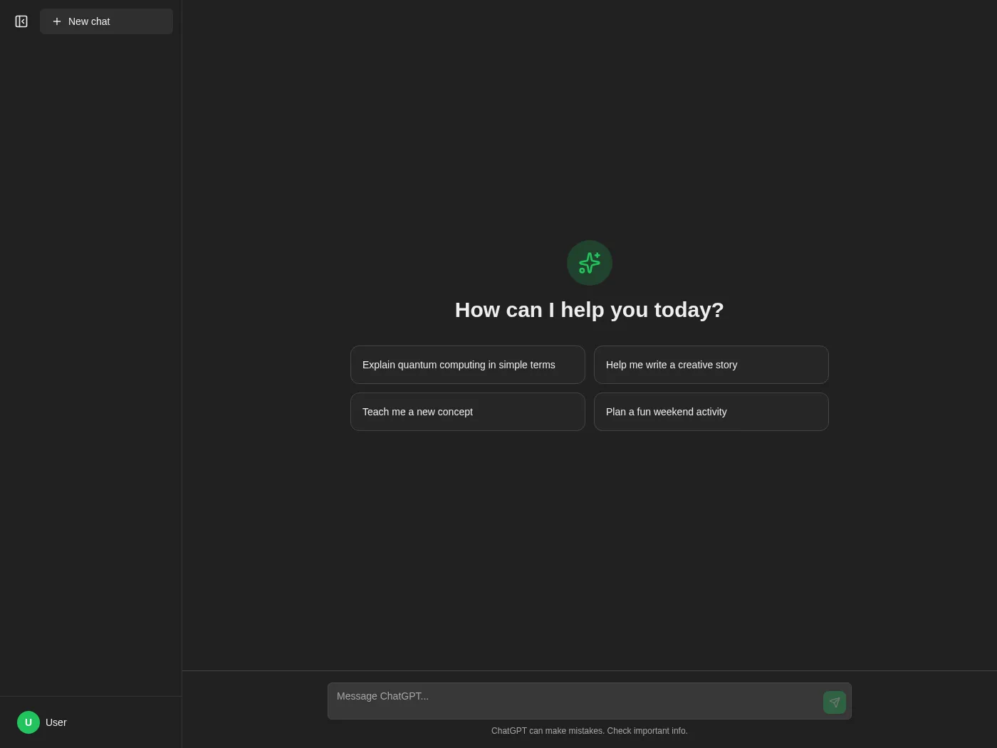 ChatGPT.com Web Clone