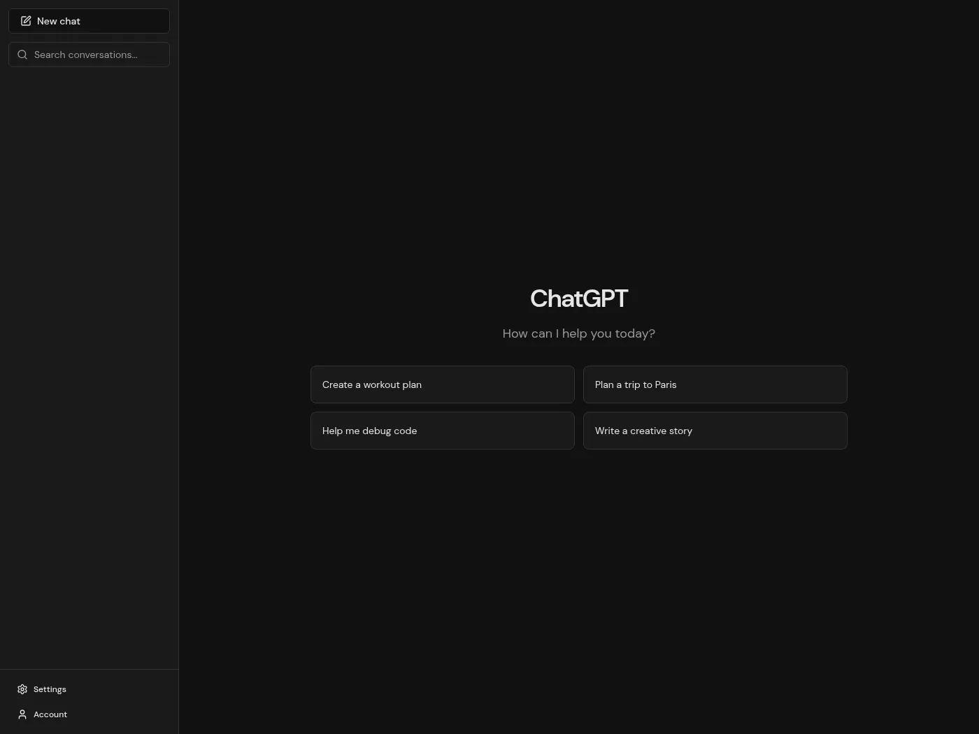 ChatGPT.com Web Clone
