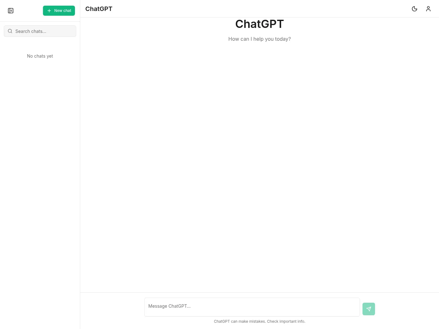ChatGPT.com Web Clone