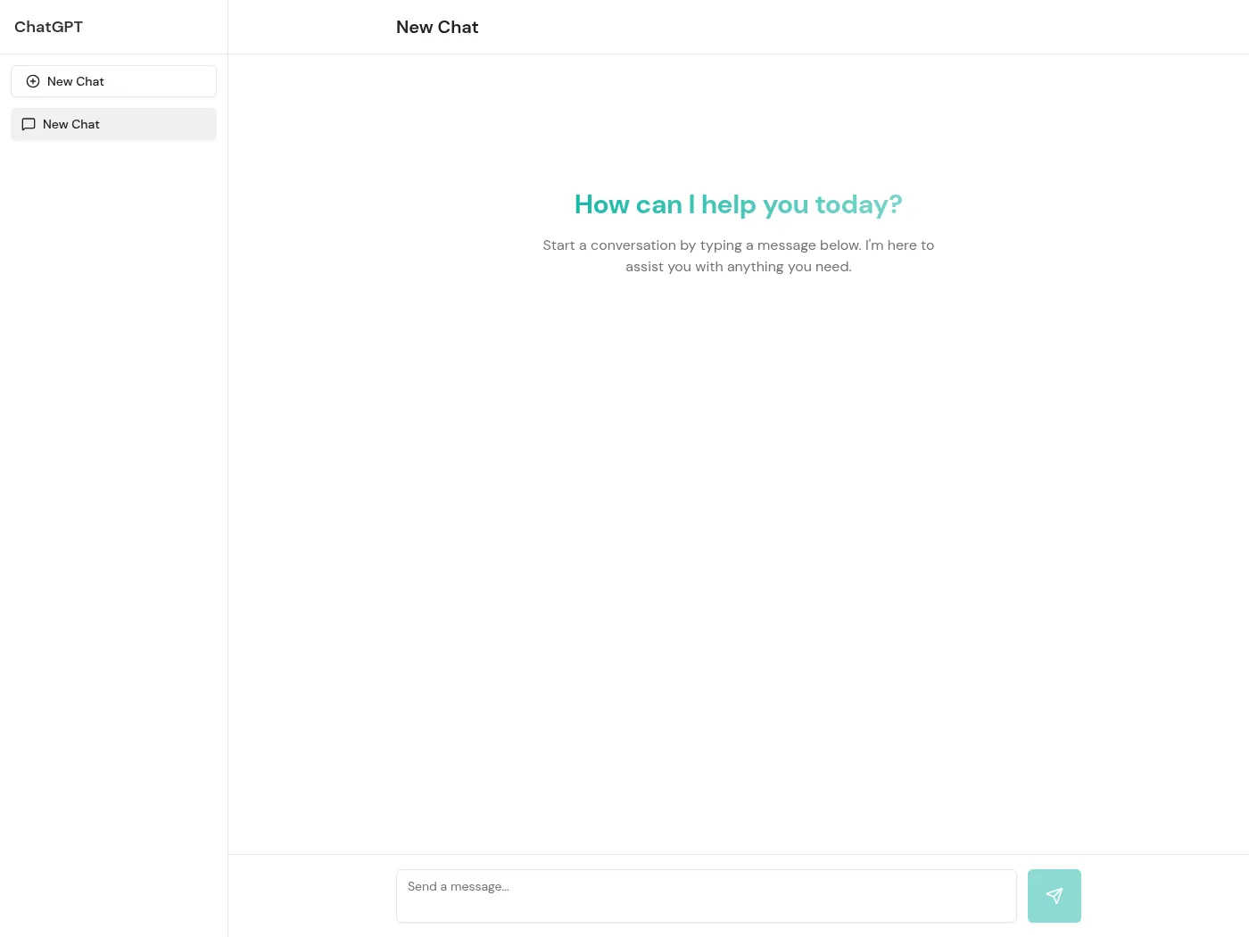 ChatGPT Web App
