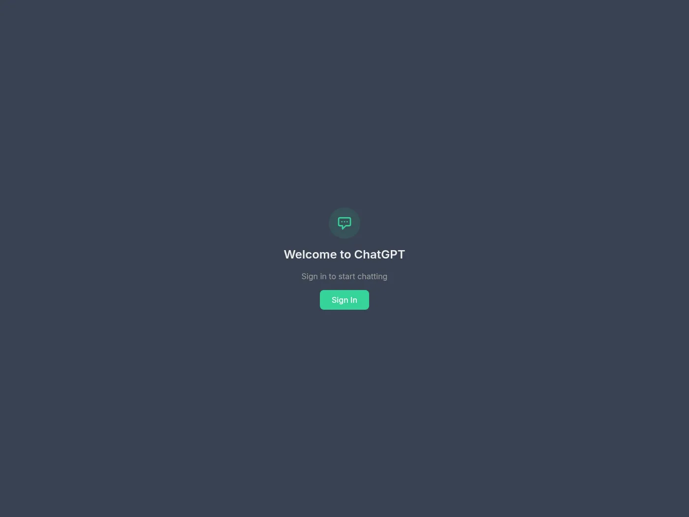 ChatGPT Web App Clone