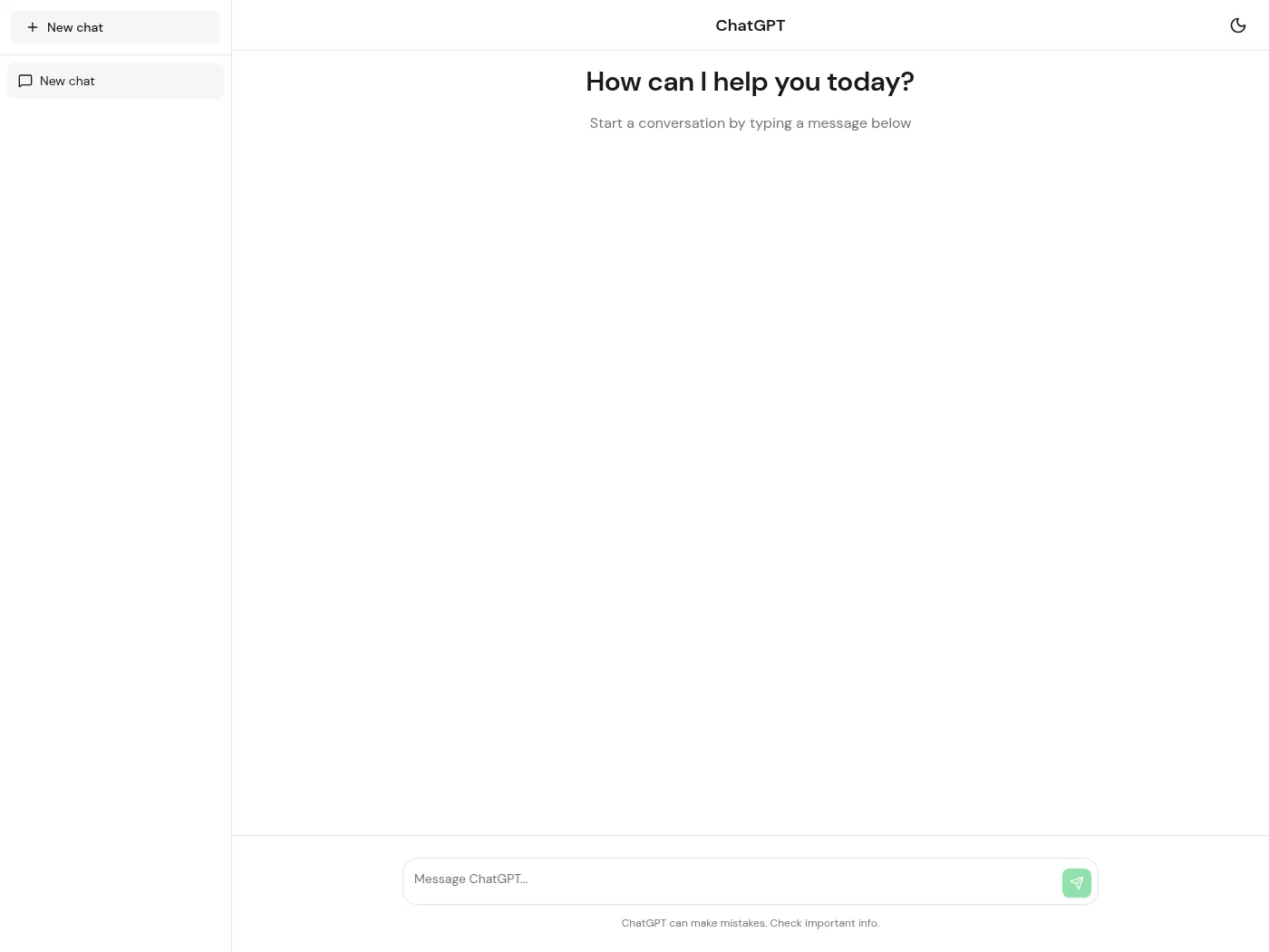 ChatGPT Web Clone