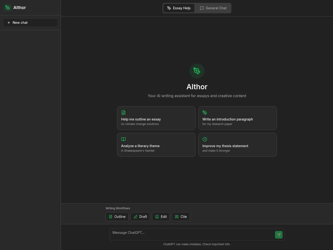 ChatGPT Web Clone