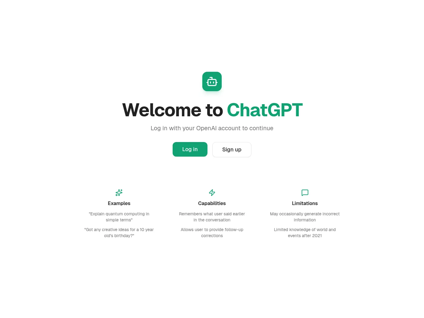 ChatGPT Web Clone