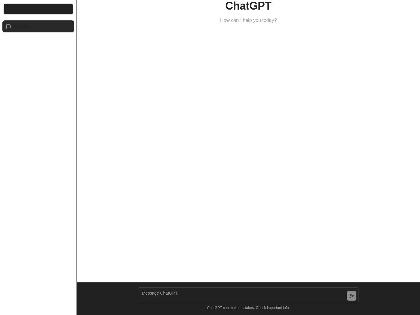 ChatGPT Web Clone