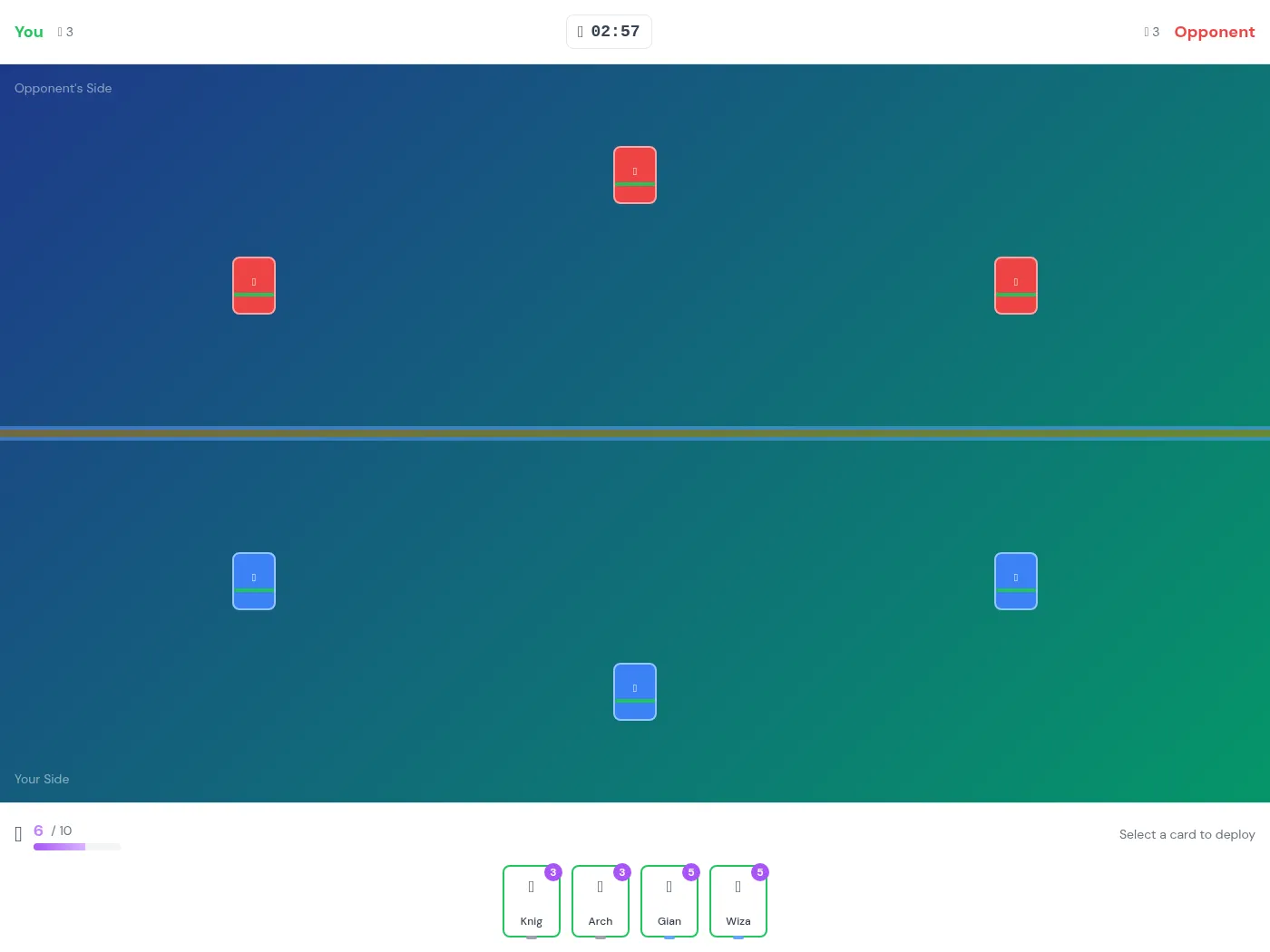 Clash Royale Web Clone