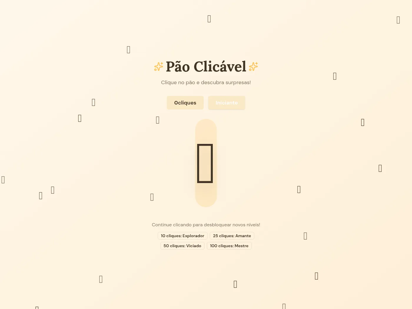 Clickable Bread Interactive App