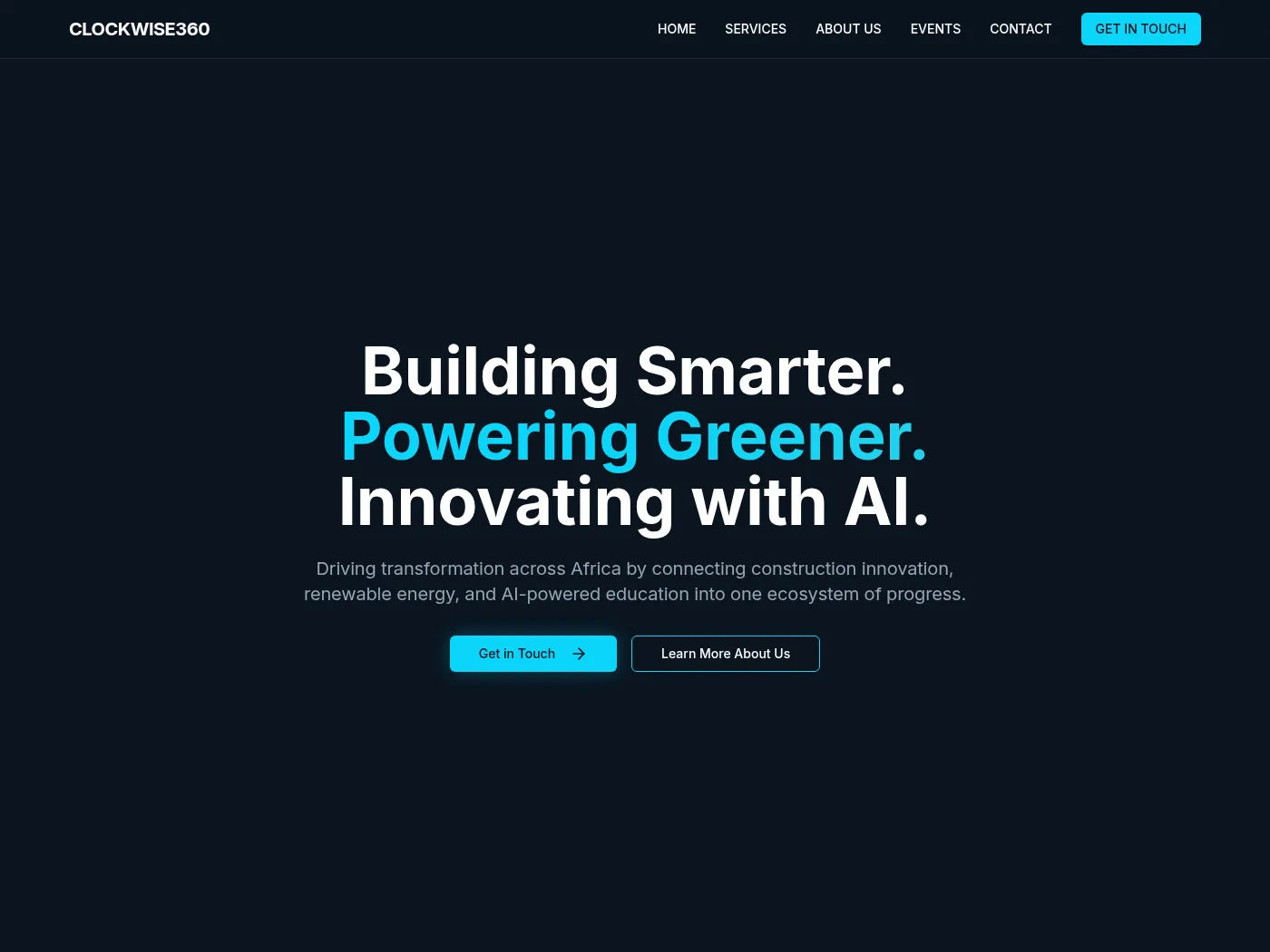 Clockwise360 Website Clone