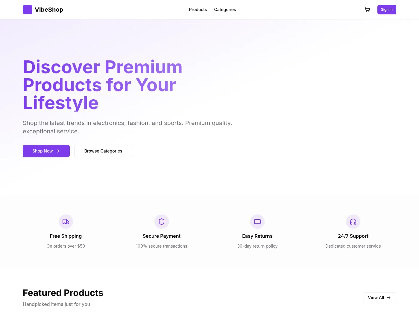 Cloud-Native Microservices E-Commerce Platform for Vibe AI