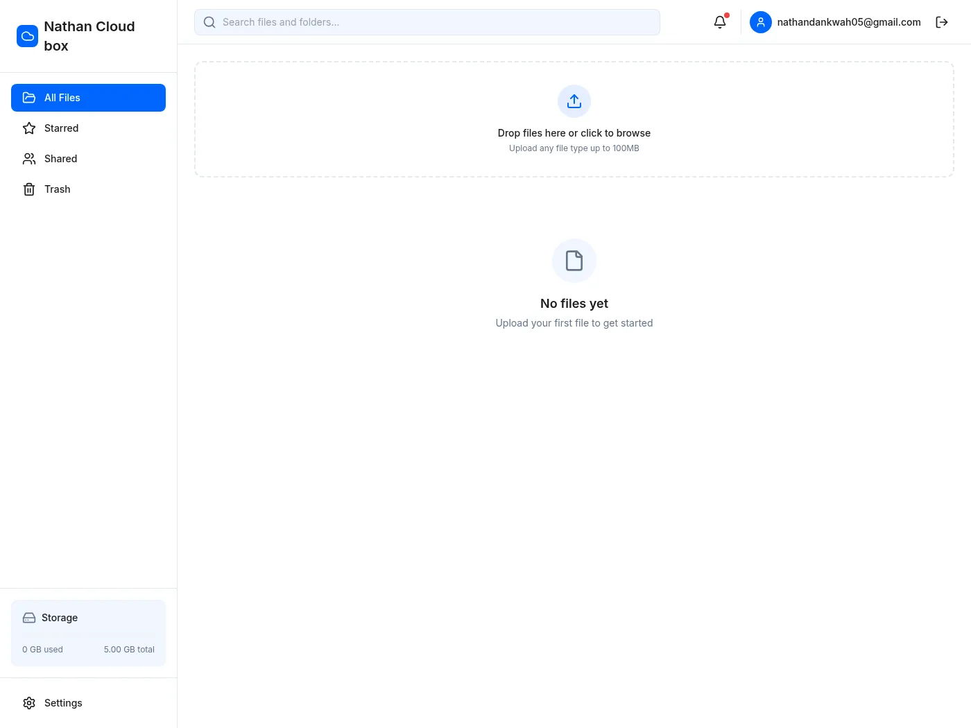 CloudBox: File and Document Storage Web App