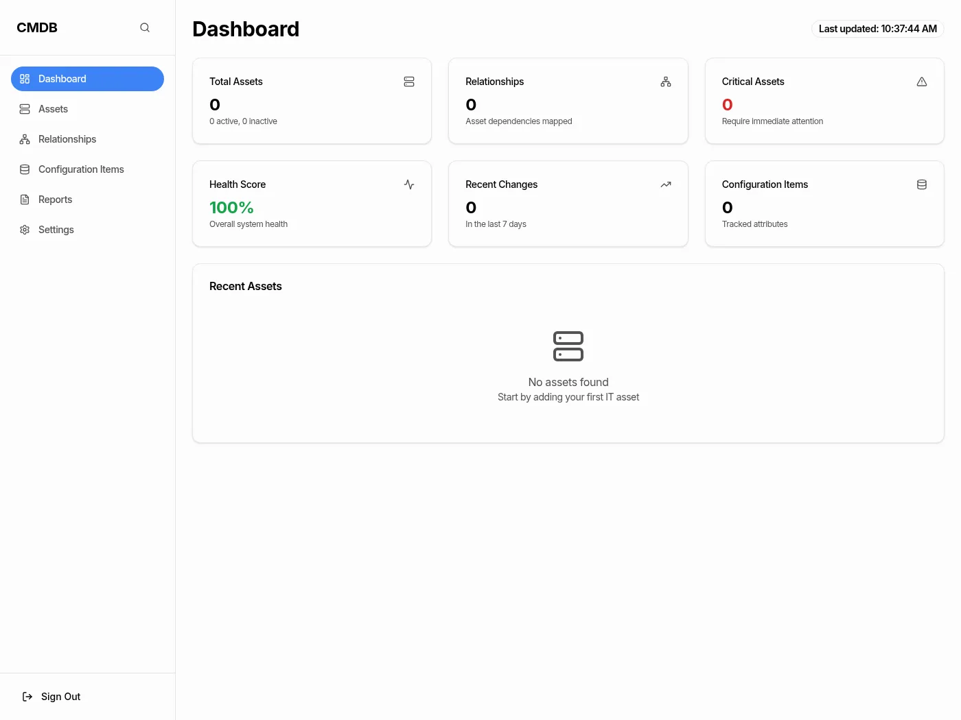CMDB Web Application