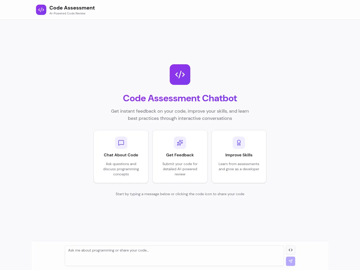 Code Assessment Chatbot
