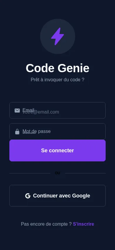 Code Genie Mobile