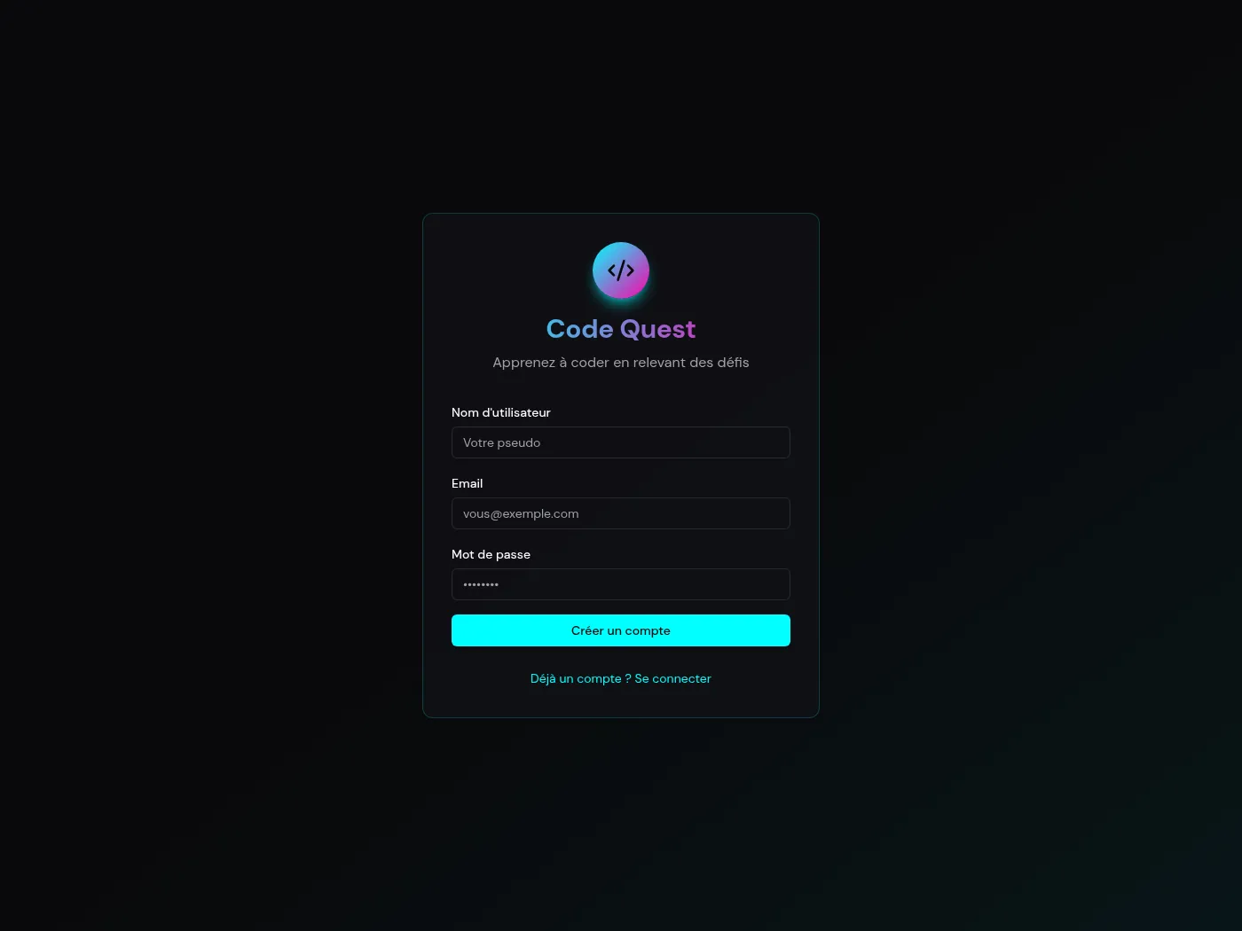 Code Quest Game