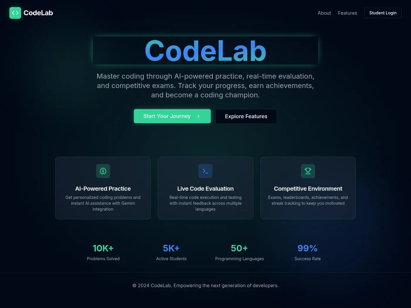CodeLab: Interactive Coding Exam & Practice Platform