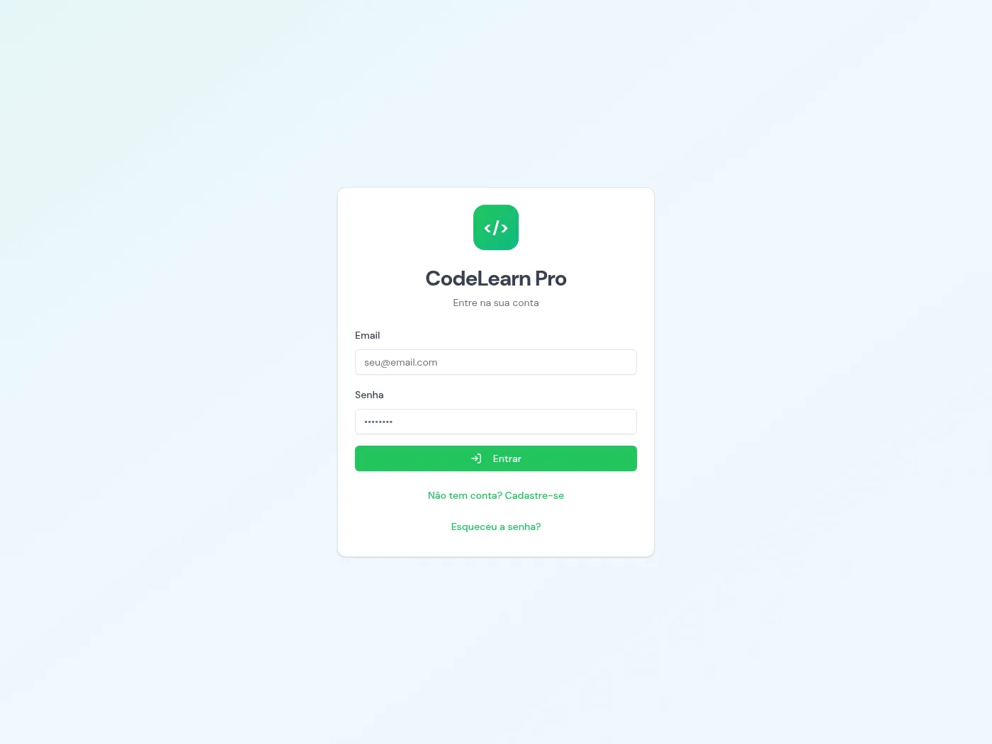 CodeLearn Pro – Interactive Programming Learning Platform