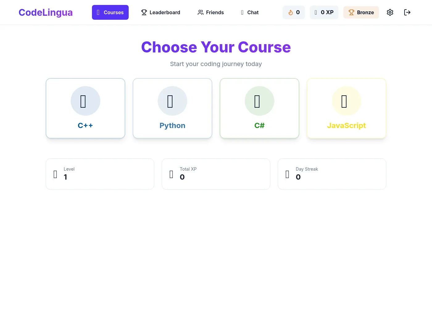 CodeLingua – Gamified Learning Platform for Programming Languages