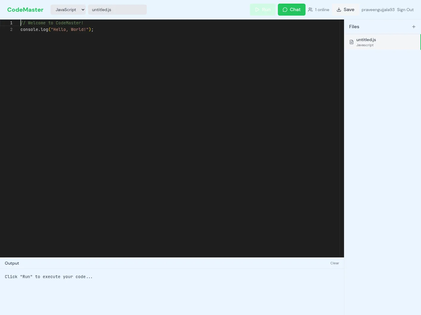 CodeMaster: A Collaborative Coding Platform