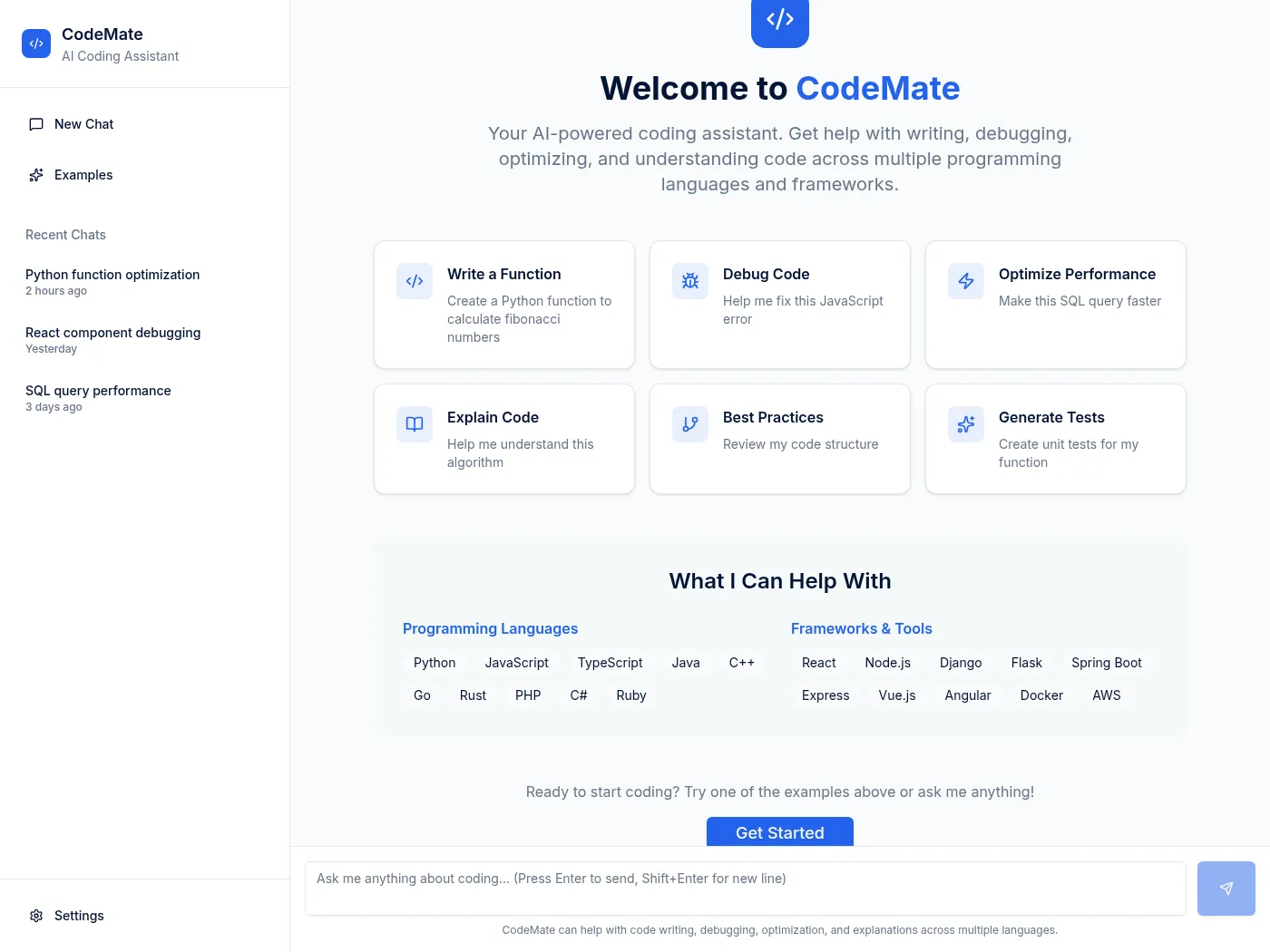 CodeMate: AI Coding Assistant for Developers