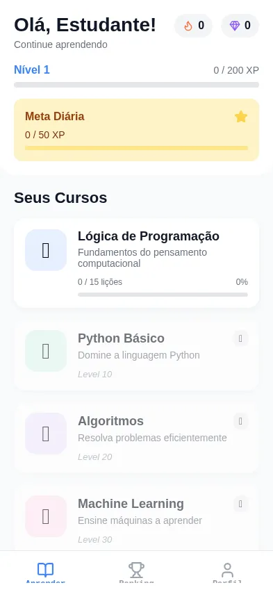 CodeQuest – Aprenda Programação Jogando