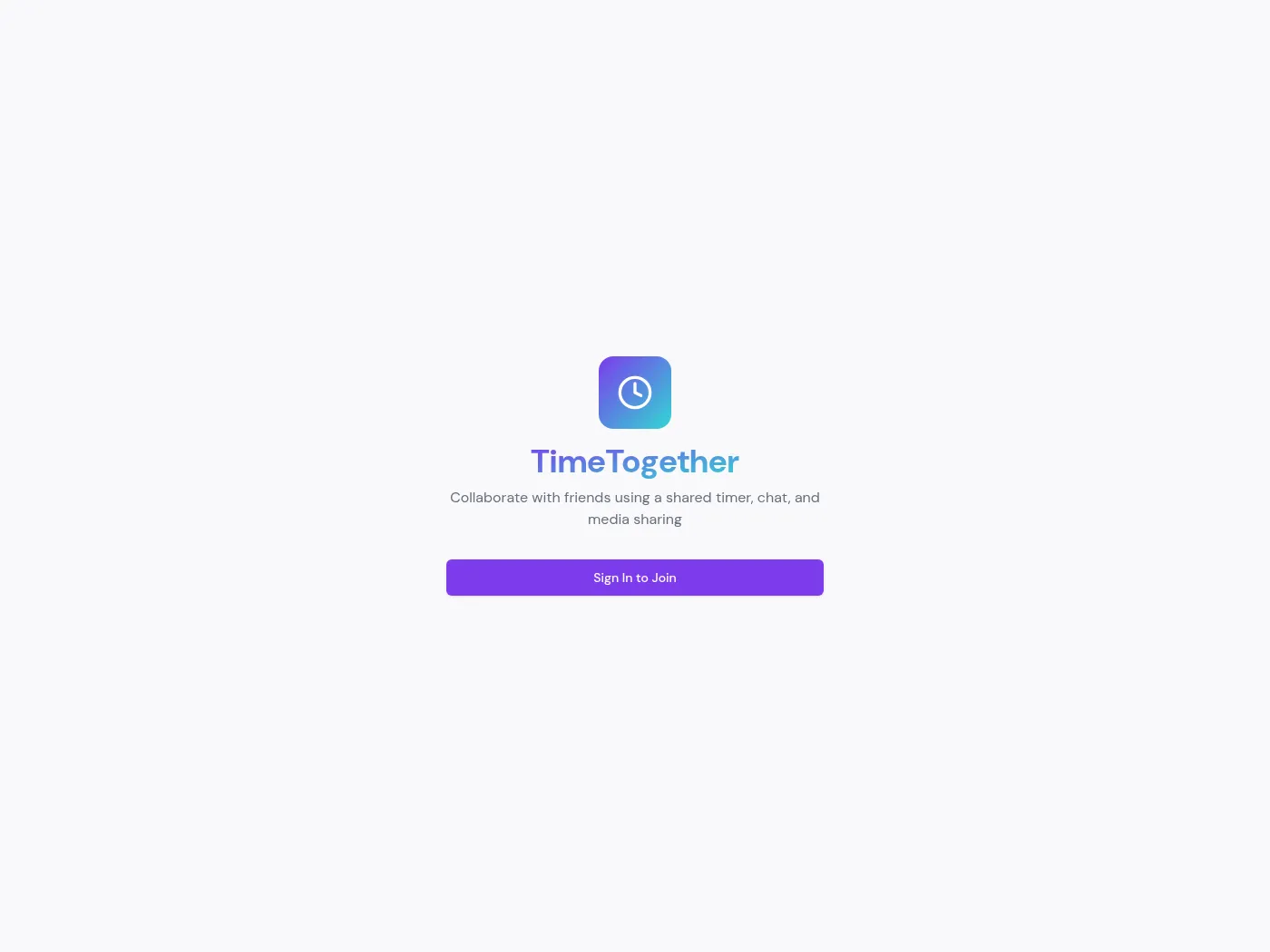 Collaborative Timer and Chat Platform for Friends
