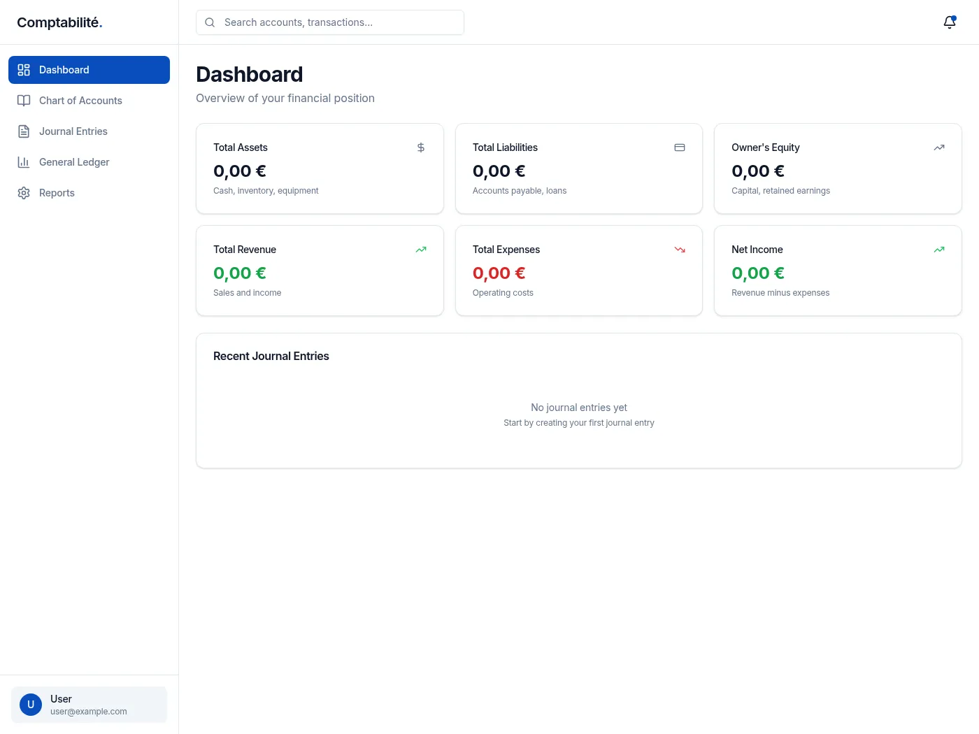 Comptabilité Générale – Simplified Accounting Platform