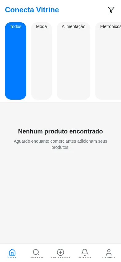 Conecta Vitrine - Plataforma de Vitrine Digital Local para Comércio de Cidade