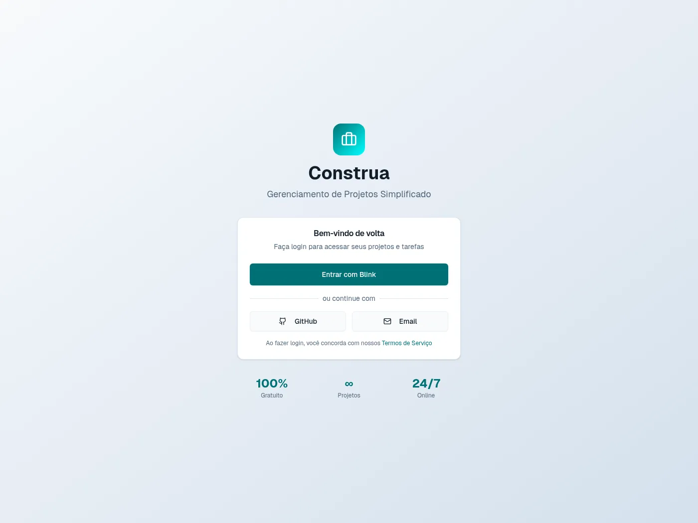 Construa - App Web de Gerenciamento