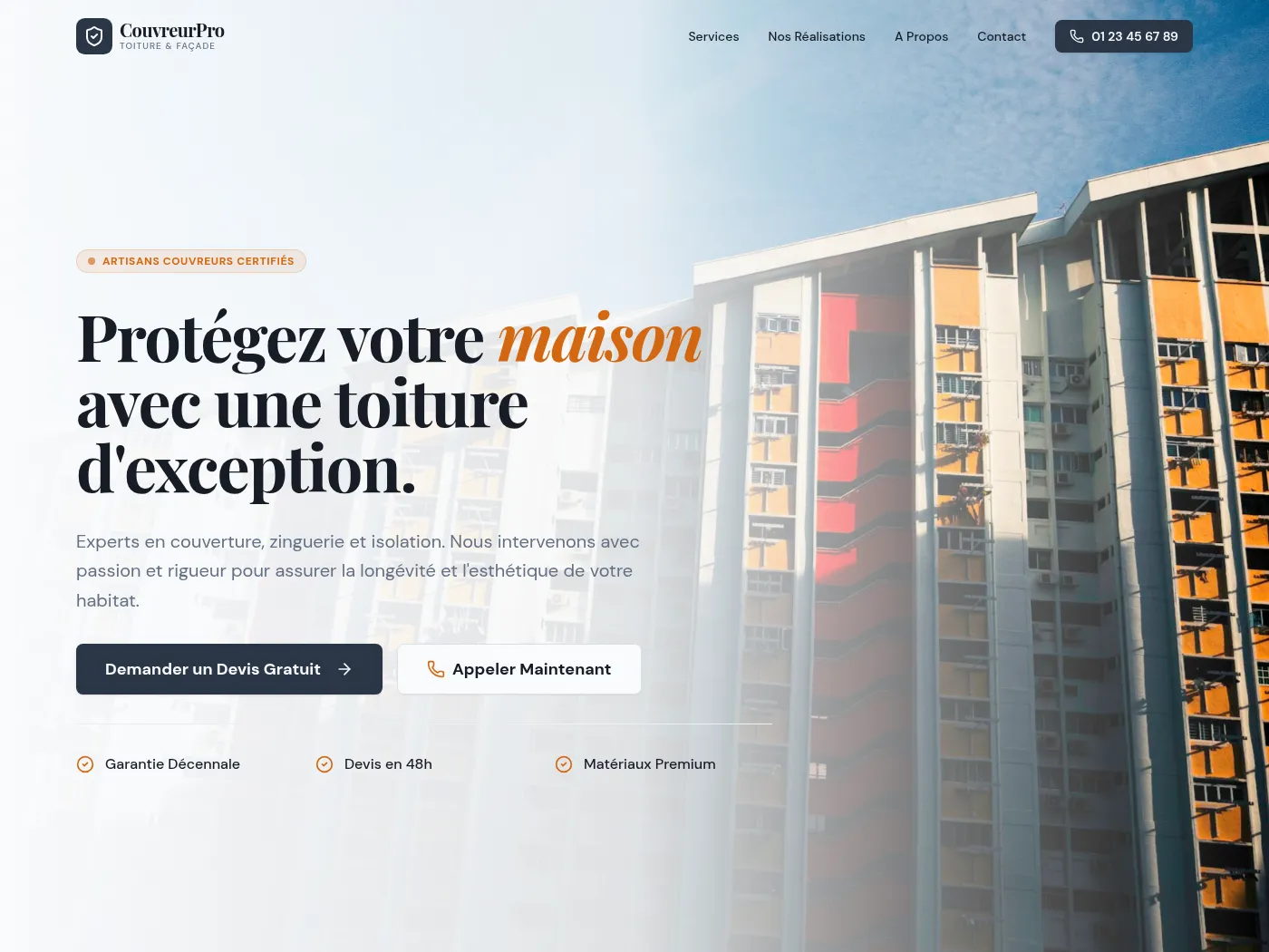 Couvreur Pro Web