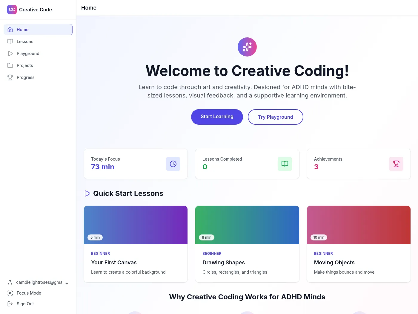 Creative Coding Guide for Learners with ADHD